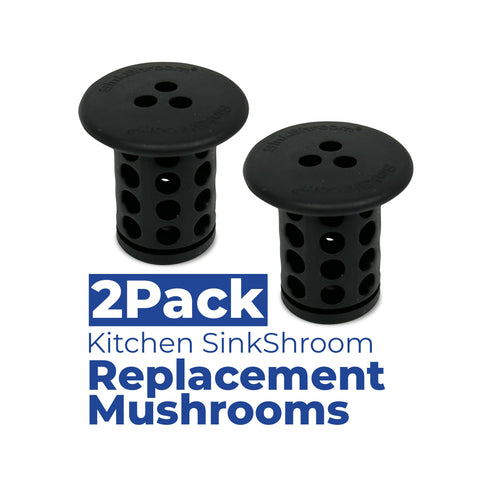 REPLACEMENT MINI MUSHROOM 2-PACK FOR KITCHEN SINKSHROOM
