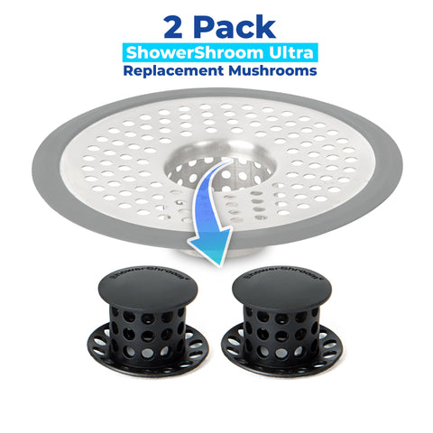REPLACEMENT MINI MUSHROOM 2-PACK FOR SHOWERSHROOM ULTRA